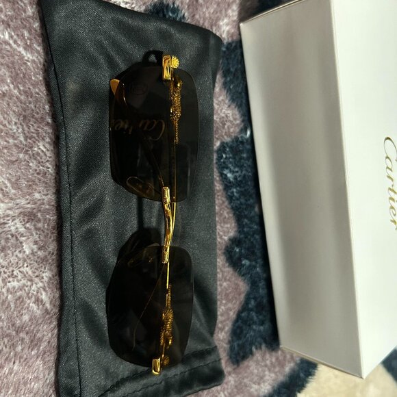 Cartier | Accessories | Cartier Buffs Buffalo Sunglasses | Poshmark